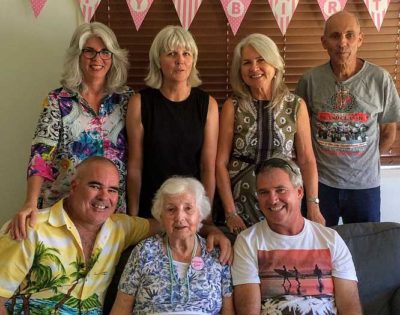Ruth Knight Celebrates 90th Birthday with Family on Sunshine Coast ...